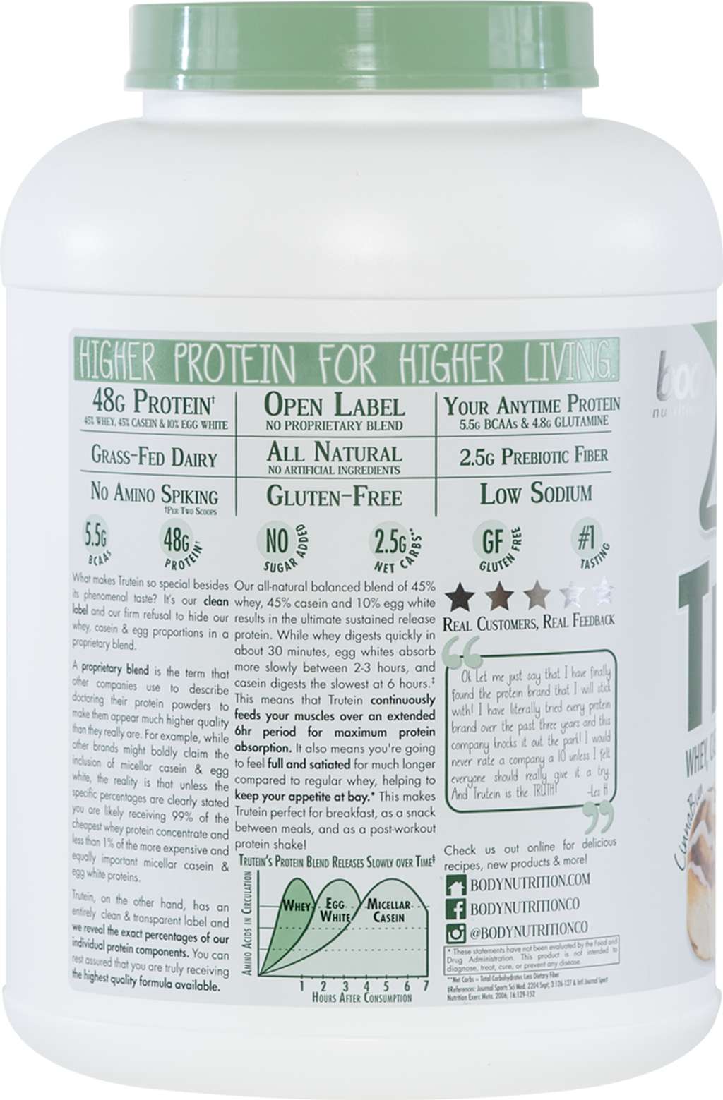 Trutein NATURALS: The Original Trutein Made All-Natural! - Body Nutrition